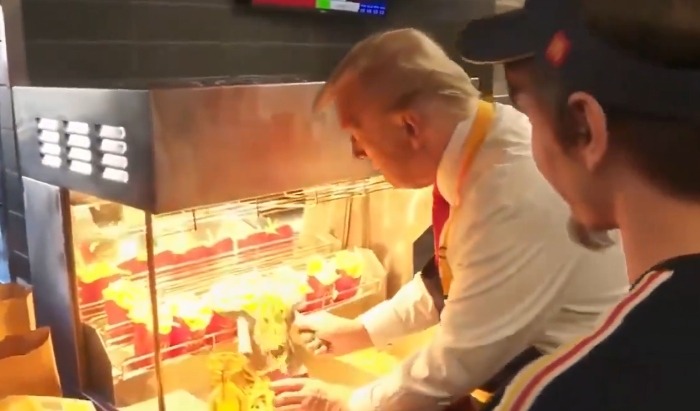 SEE IT: Trump Puts In ‘Shift’ At McDonald’s, Serves Up Food From Drive ...