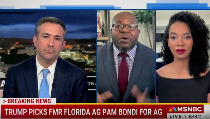 MSNBC Contributor Freaks Over Trump’s Pick Of Bondi For AG - USA Journal