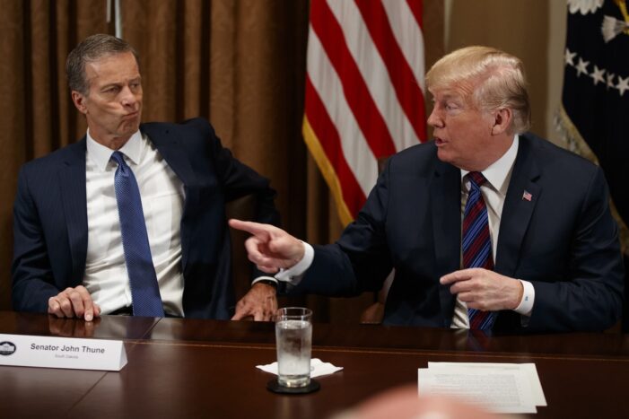 GOP's Thune Will Use 'Nuclear Option' To Get Trump Noms Past Dem ...