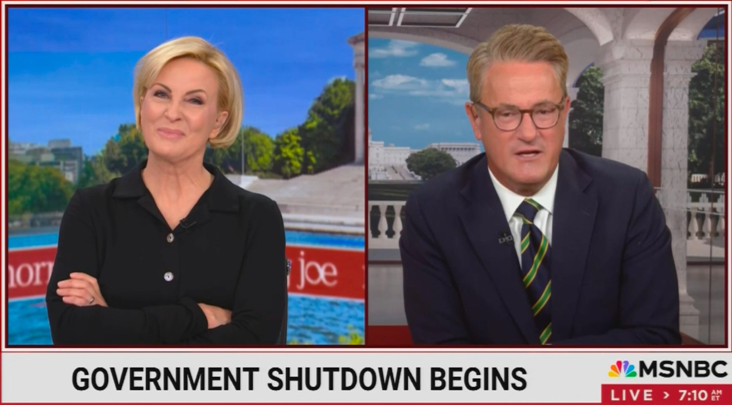 FOOD FIGHT! Watch Mika and ‘Morning Joe’ Go At It Over the ‘Schumer Shutdown’