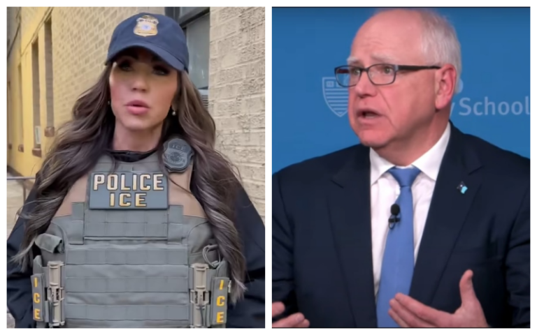 Tim Walz Shows Up at Scene of ICE Shooting… He’s Caught in SICK Act